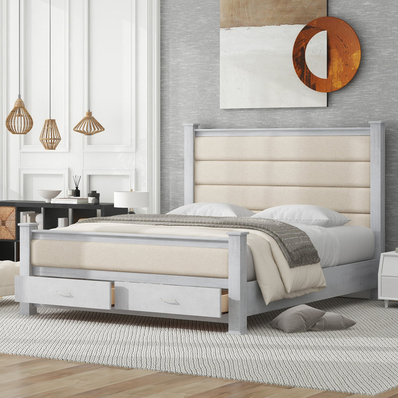 Padded headboard and footboard store